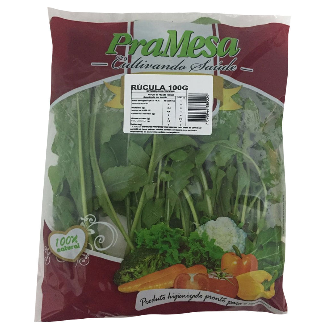 Rucula Pra Mesa 100g - Bistek Supermercados - Bistek Supermercados