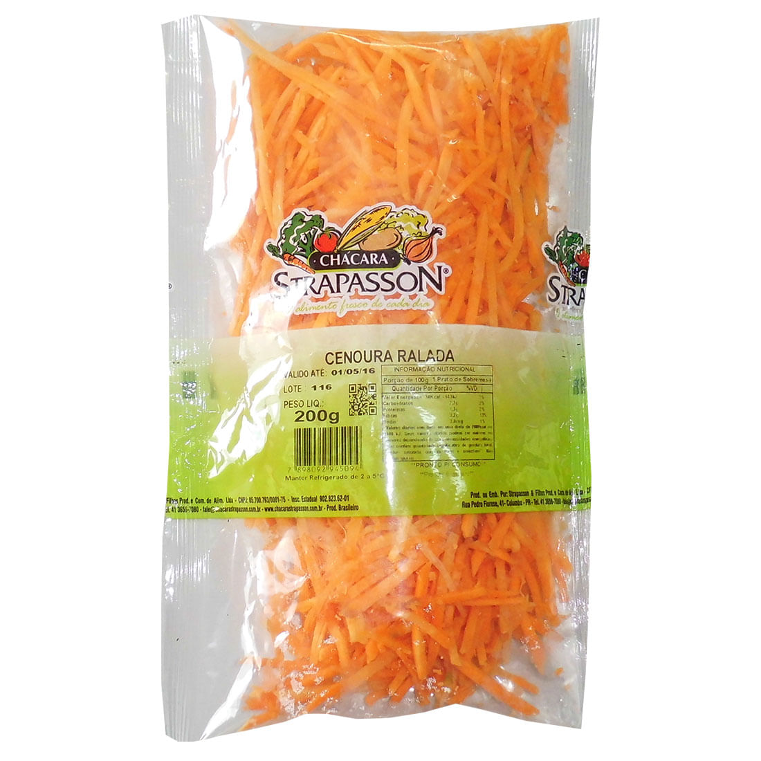 [Cenoura Strapasson 200g Ralada] - Bistek Supermercados - Bistek ...