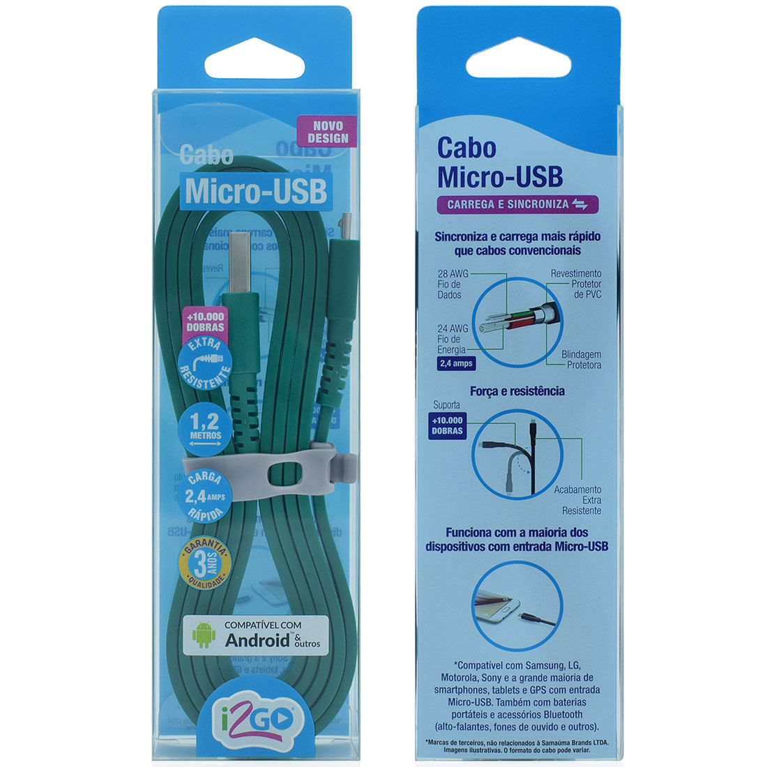 [Cabo Micro Usb I2go Android I2gcbl043] - Bistek Supermercados - Bistek ...