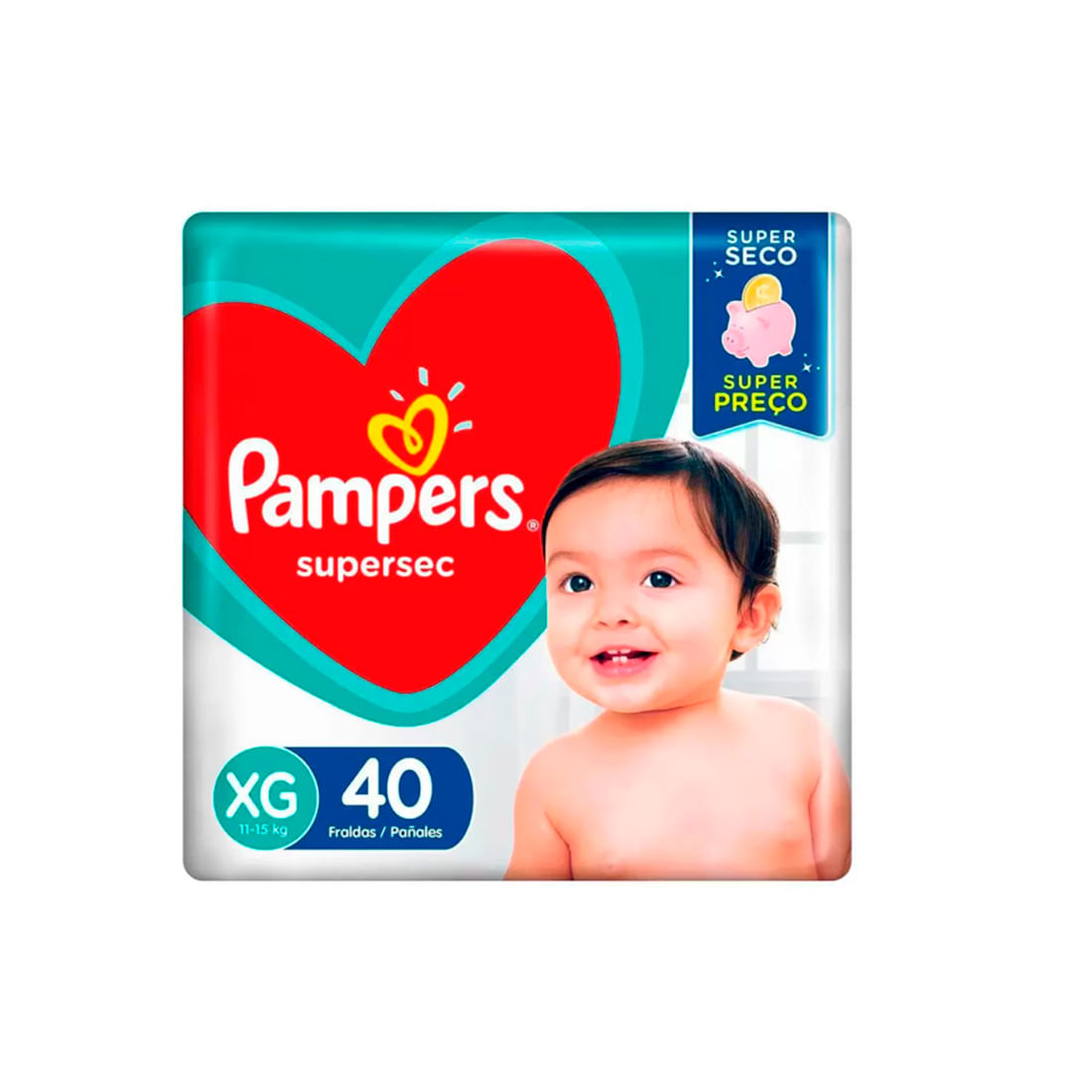 [Fralda Pampers Supersec Hiper Xg C/40] - Bistek Supermercados - Bistek ...