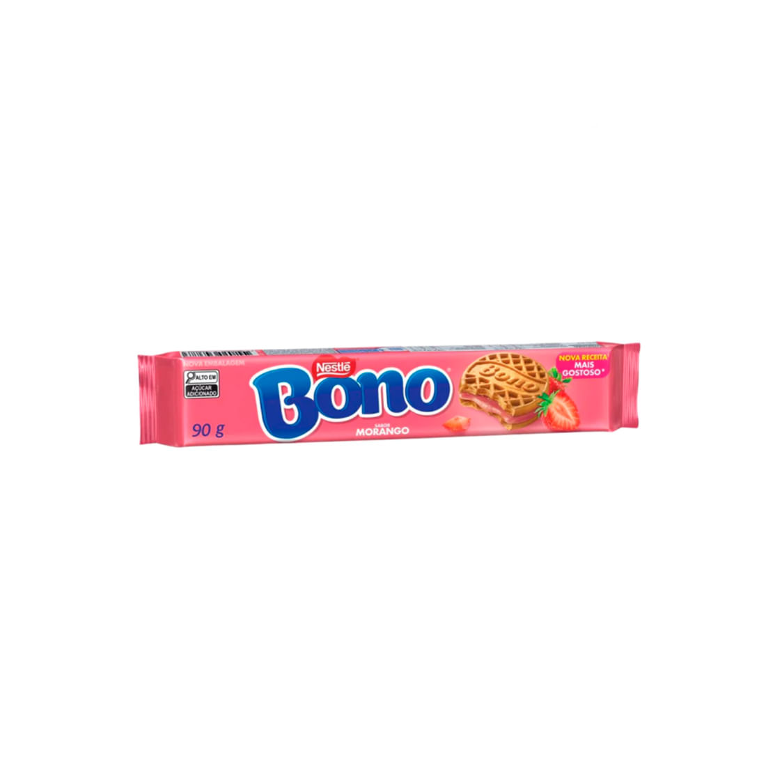 [Biscoito Recheado De Morango Bono 90g] - Bistek Supermercados - Bistek ...