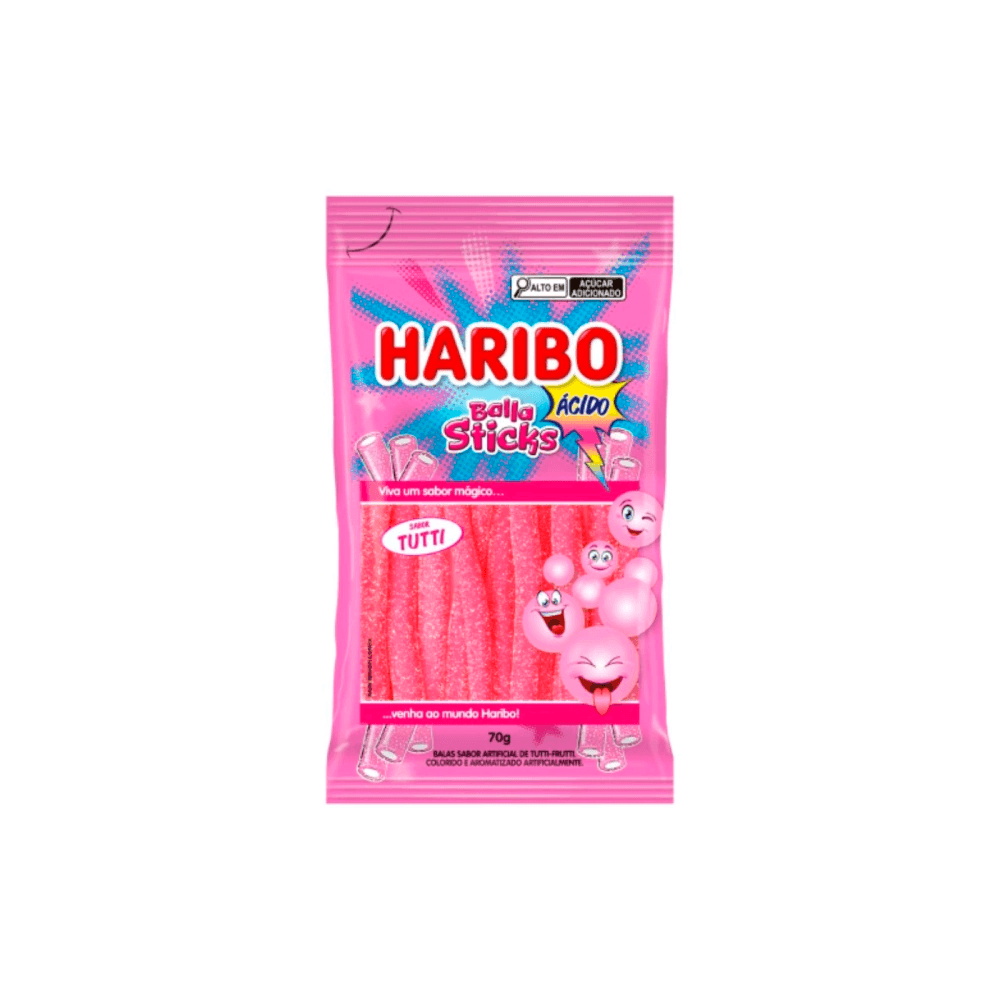 [Bala Gelatina Haribo 70g Sticks Tutti Ac] - Bistek Supermercados ...