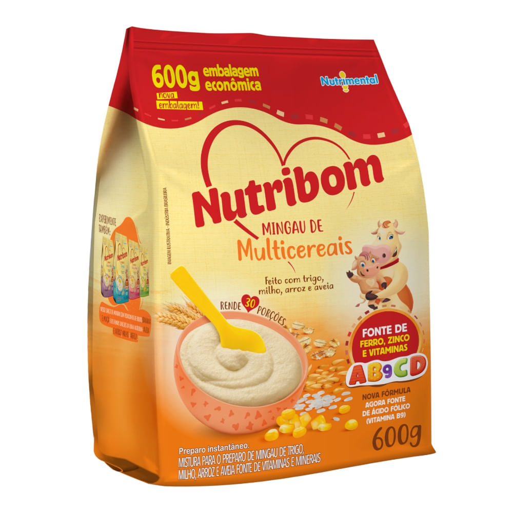 [Mingau Nutribom Multicereais 600g] - Bistek Supermercados - Bistek ...