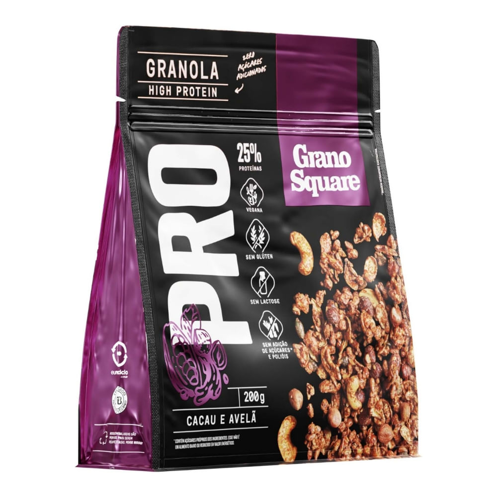 [Granola Grano Square 200g Pro Cacau E Avelã] - Bistek Supermercados ...